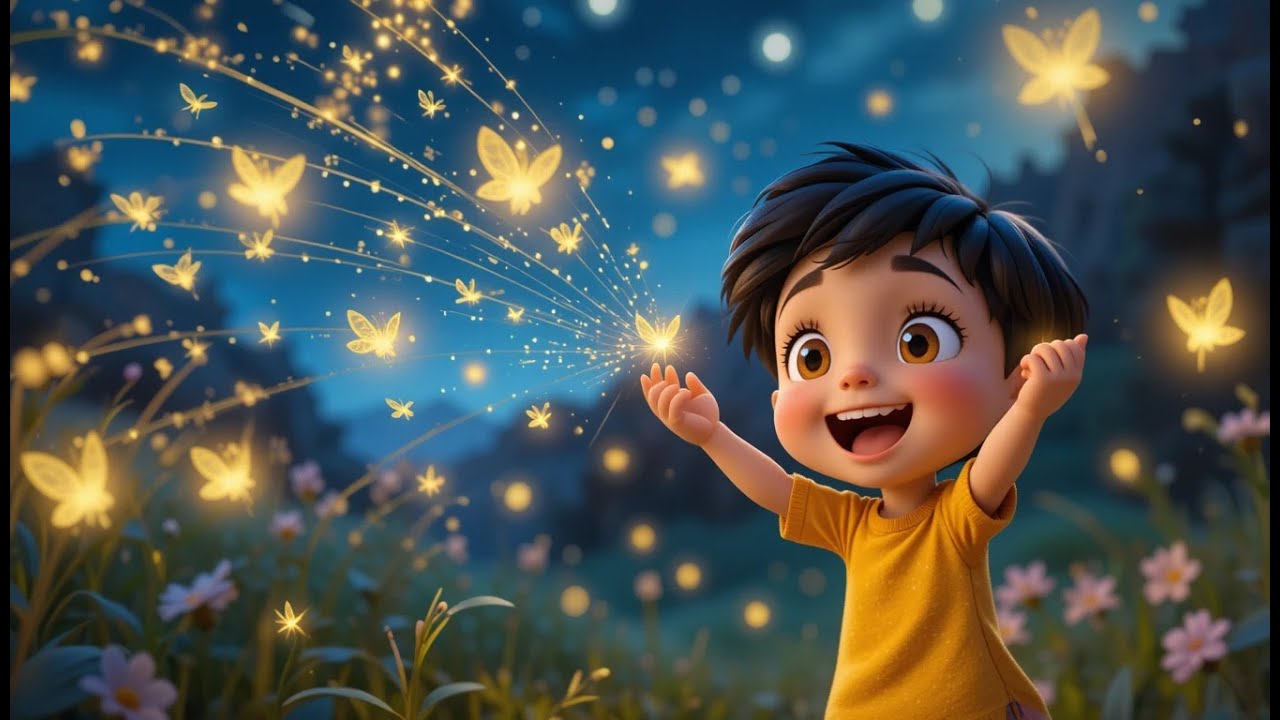 Let’s Chase the Firefly and Count the Stars Rhyme Song | Nursery Rhyme ...