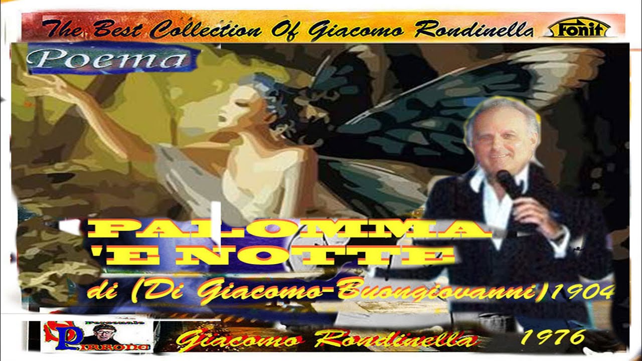 Giacomo Rondinella - PALOMMA 'E NOTTE 1976 - YouTube