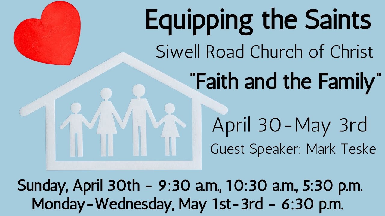 Gospel Meeting - Session 6 - Building a Lasting Legacy - Mark Teske ...