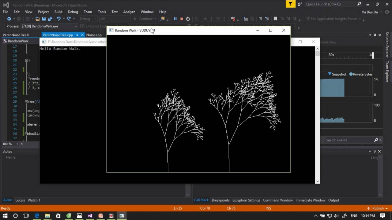 Perlin Noise Tree - YouTube