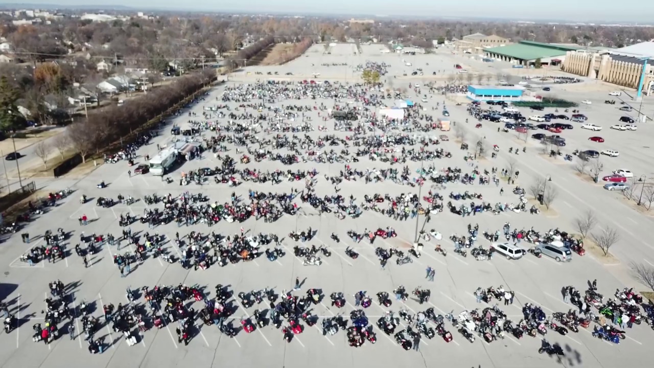 ABATE of Tulsa Toy Run 2018 - YouTube