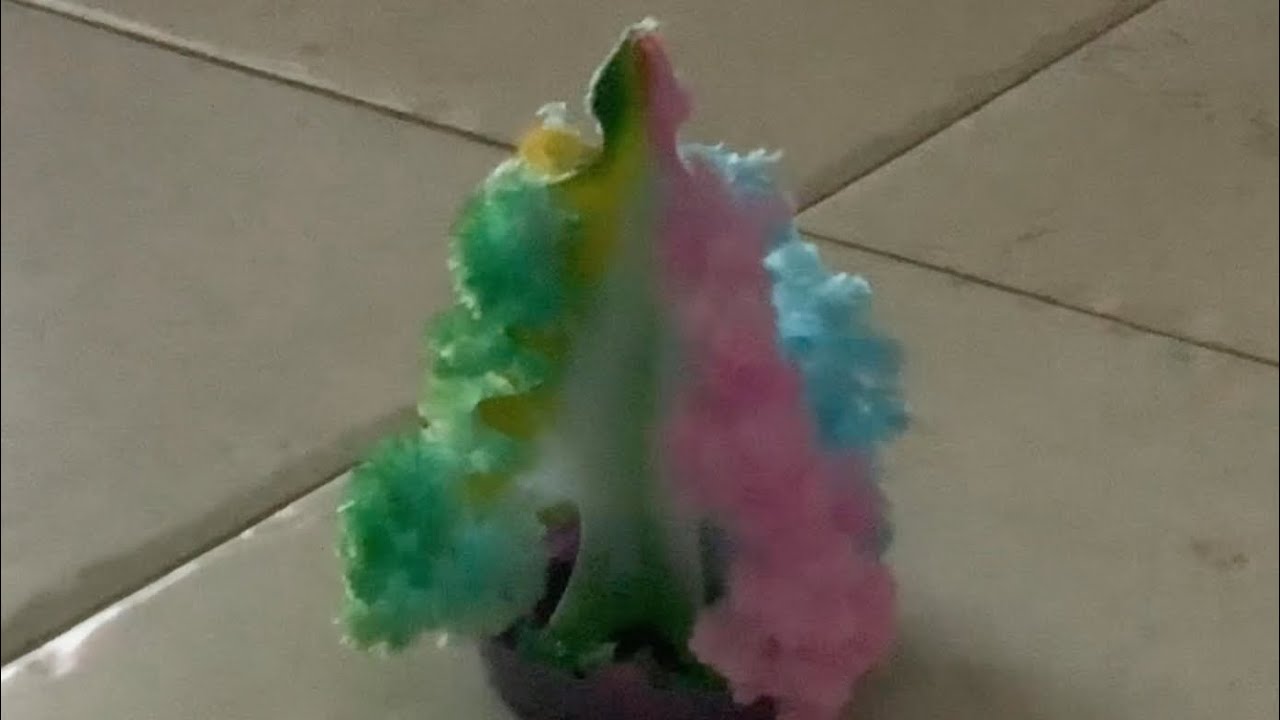 Magic crystal tree experiment - YouTube