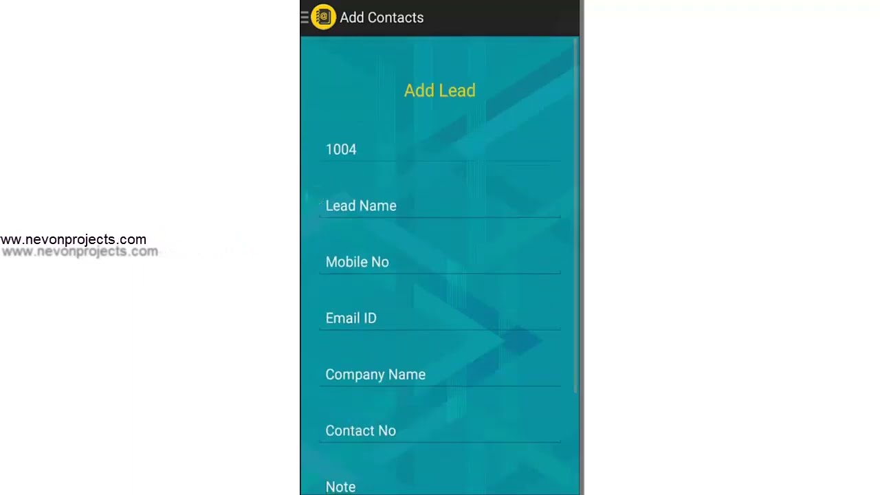 Android Customer Relationship Management App - YouTube