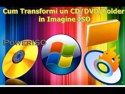 Cum Transformi un CD/DVD/Folder in Imagine ISO - YouTube