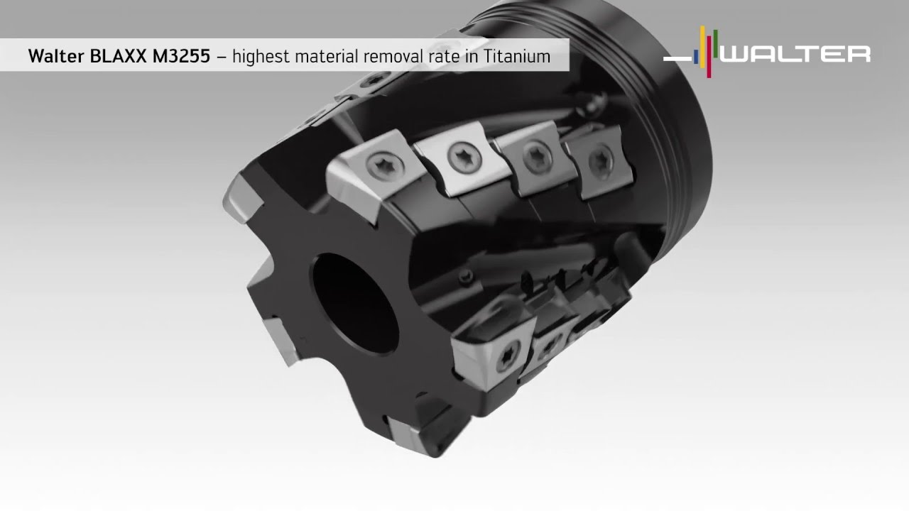 Walter BLAXX M3255 porcupine milling cutter – maximum metal removal ...