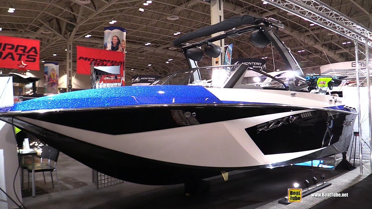 2018 Tige RZX 3 Wake Boat - Walkaround - 2018 Toronto Boat Show - YouTube