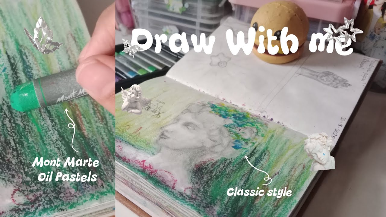 Draw with me🖌 ️| Classic style🌱|+Quiet time :D - YouTube