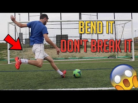 CURVE THE BALL WITH POWER | ONE TRICK FOR BENDING