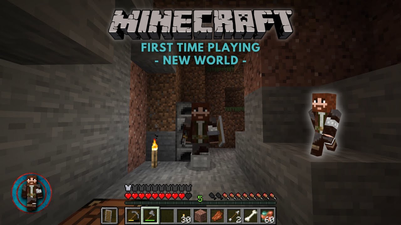 Playing Minecraft for the first time ! || Minecraft || New World - YouTube