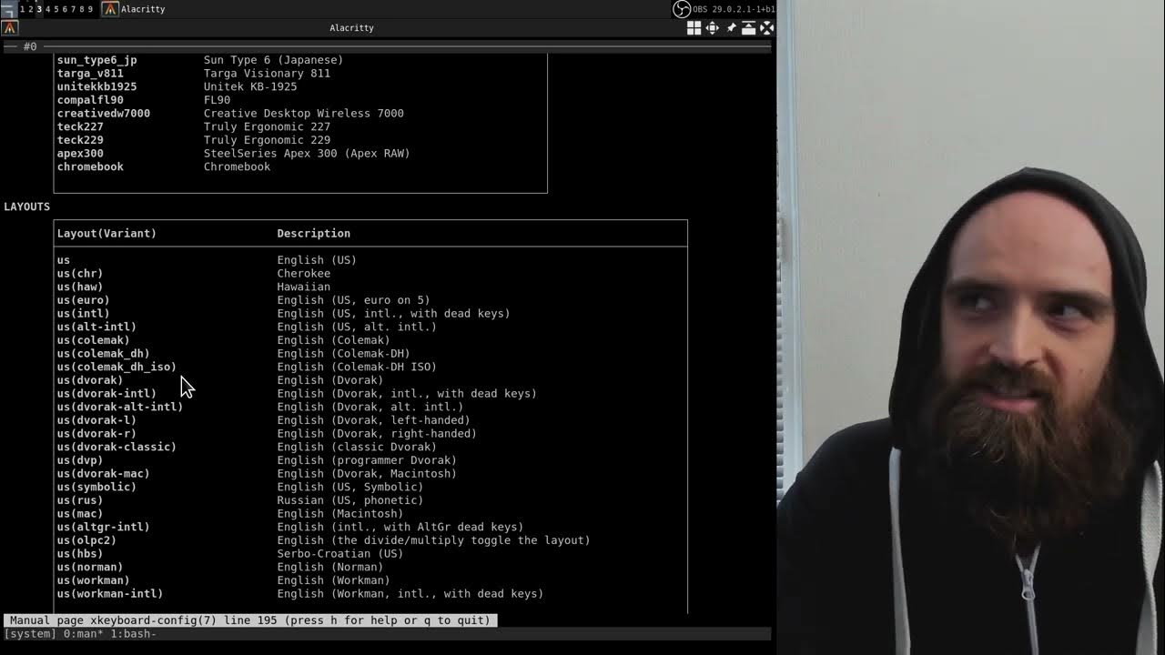 [Setting up Debian #20] Easily switch keyboard layout from the command line (X Window System ...