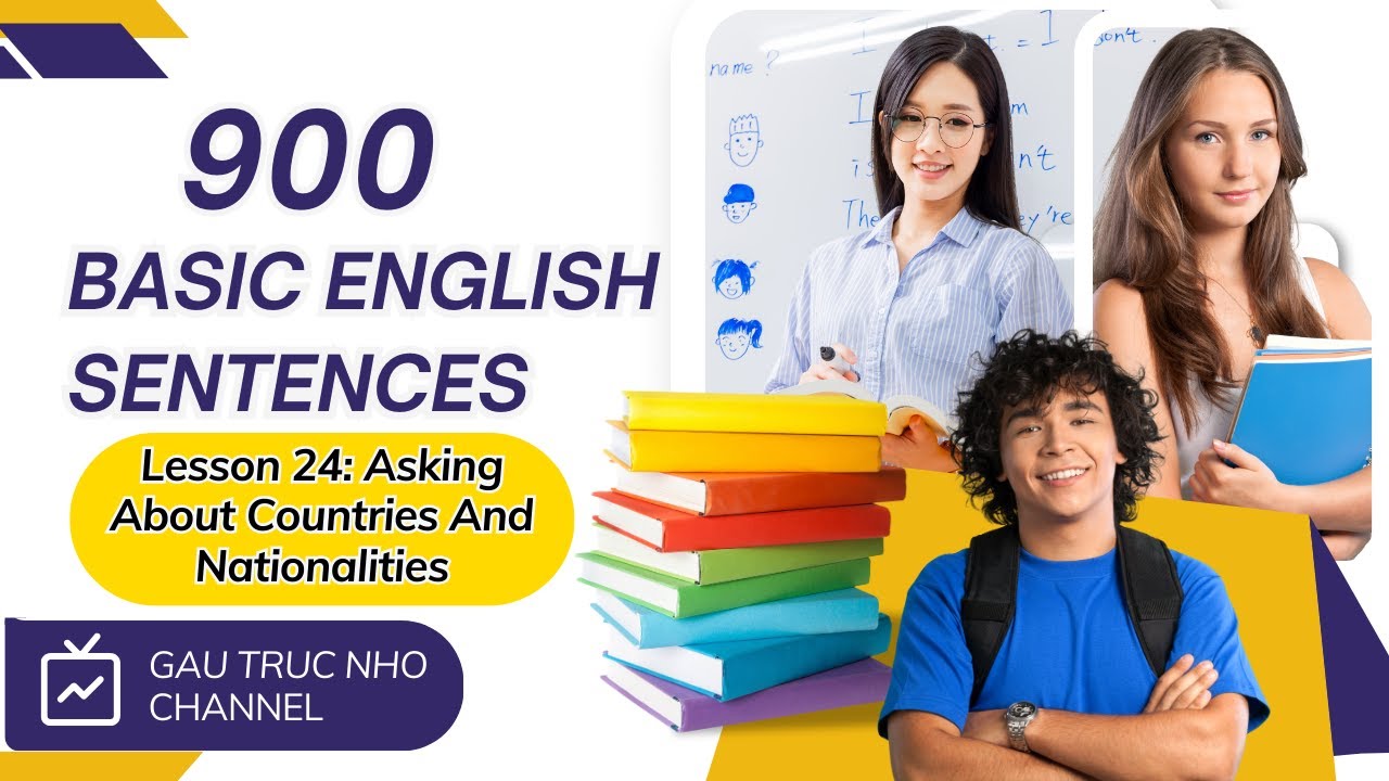 900 English Basic Sentences – Lesson 24: Asking About Countries and ...