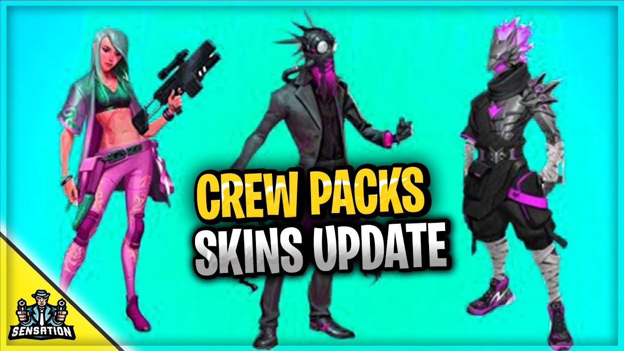 Our First Look At The Next THREE Crew Pack Skins! BONUS CREW PACK ...