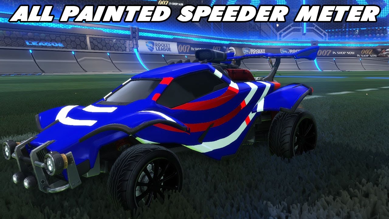 All Painted Speeder Meter - Rocket League Showcase - YouTube
