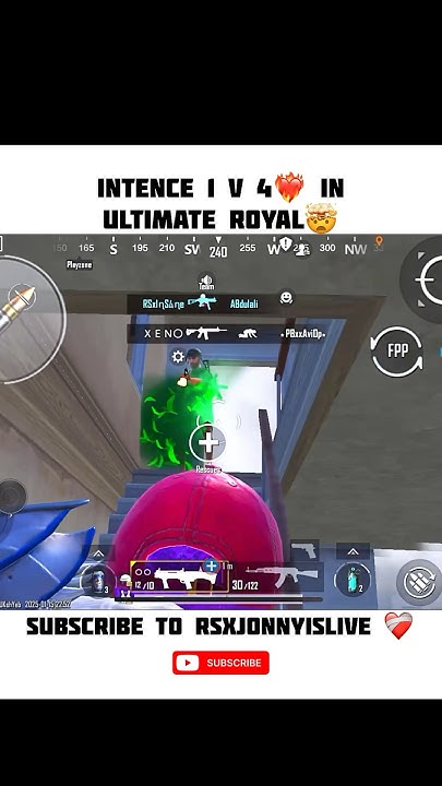 INTENCE 1 v 4 🤯In ULTIMATE ROYAL☠️WAIT FOR@JONATHANGAMINGYT #viralshort #trending #shortfeed ...
