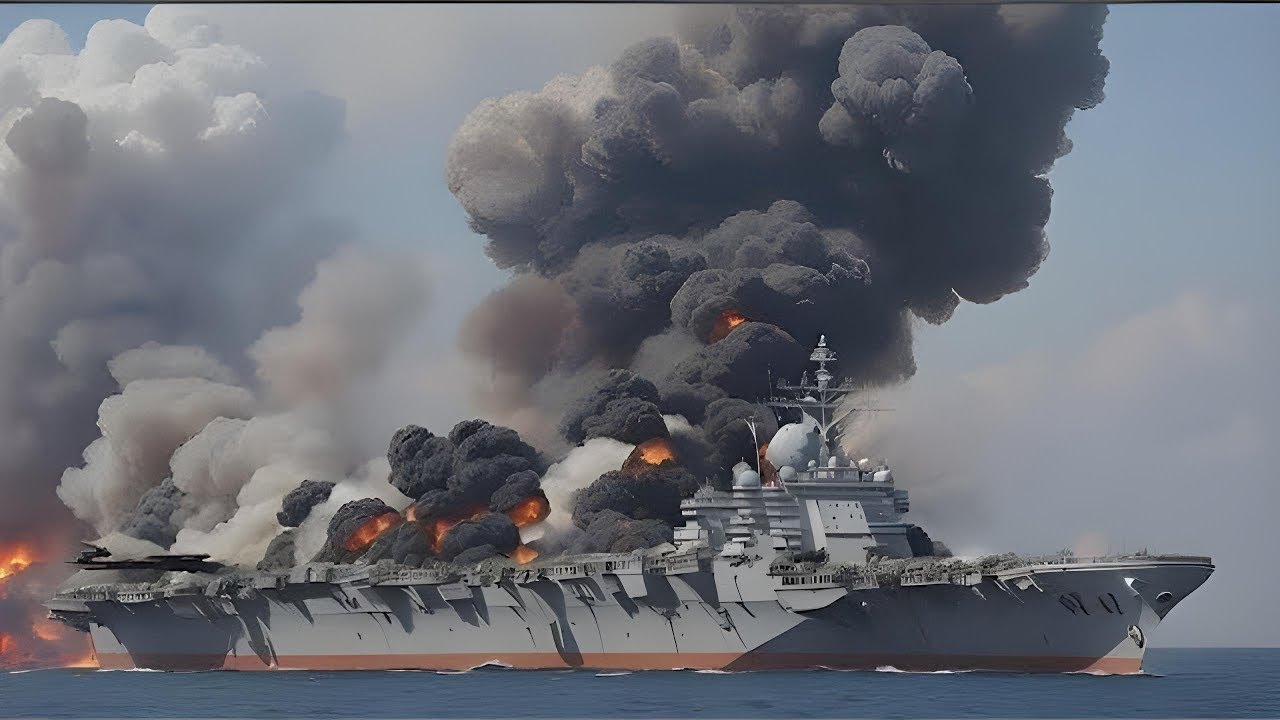 Today, a US aircraft carrier carrying 80 secret fighter jets was ...