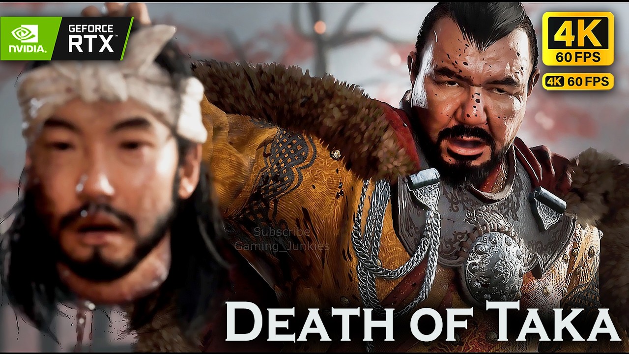 Death of Taka | Ghost of Tsushima | Next Gen Immersive Ultra Realistic ...
