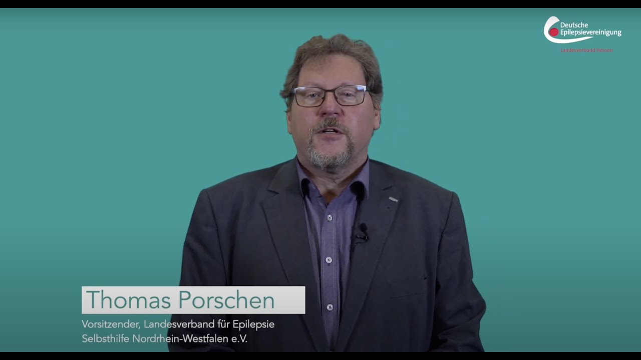 Thomas Porschen im Rahmen des Epilepsie Landesverband Hessen über die ...