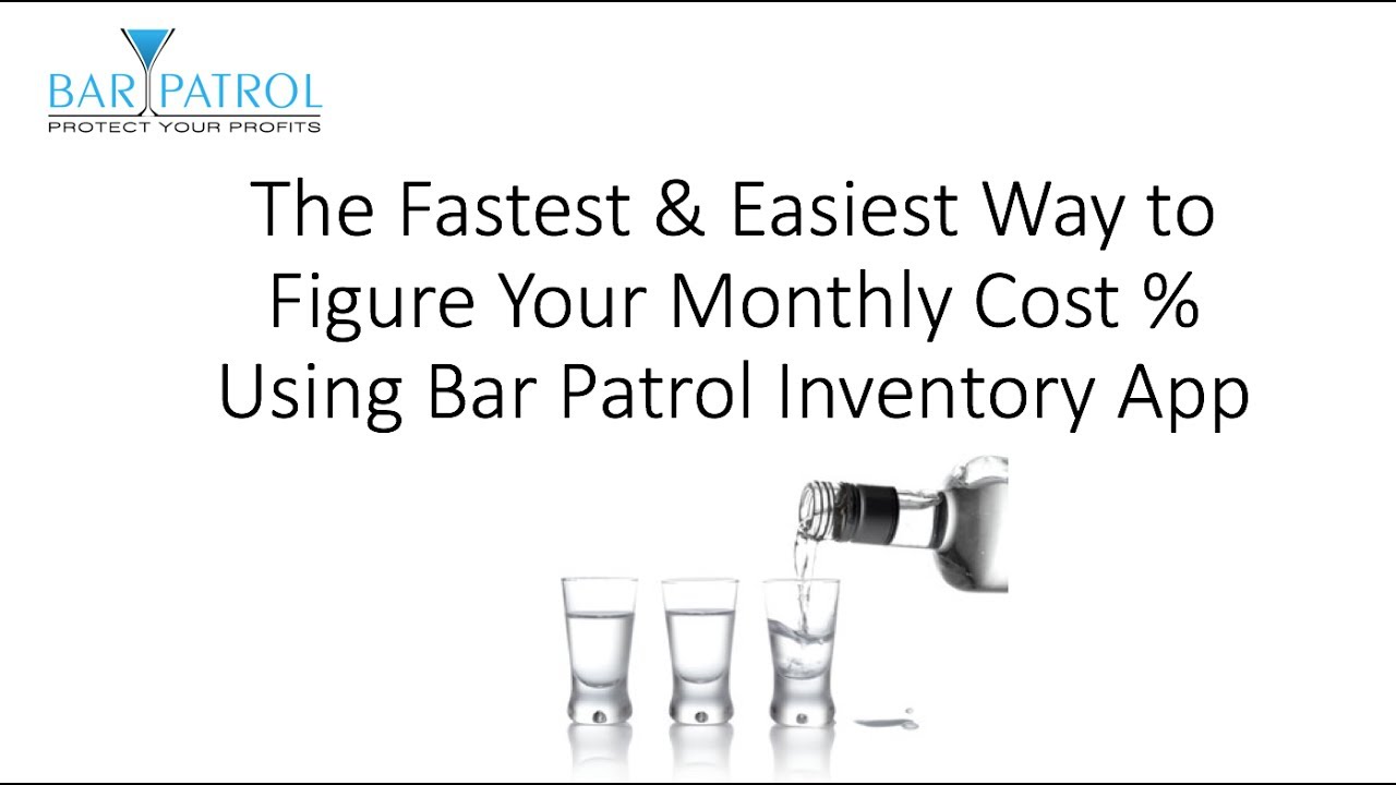 The Fastest Way to Figure Pour Cost % - YouTube