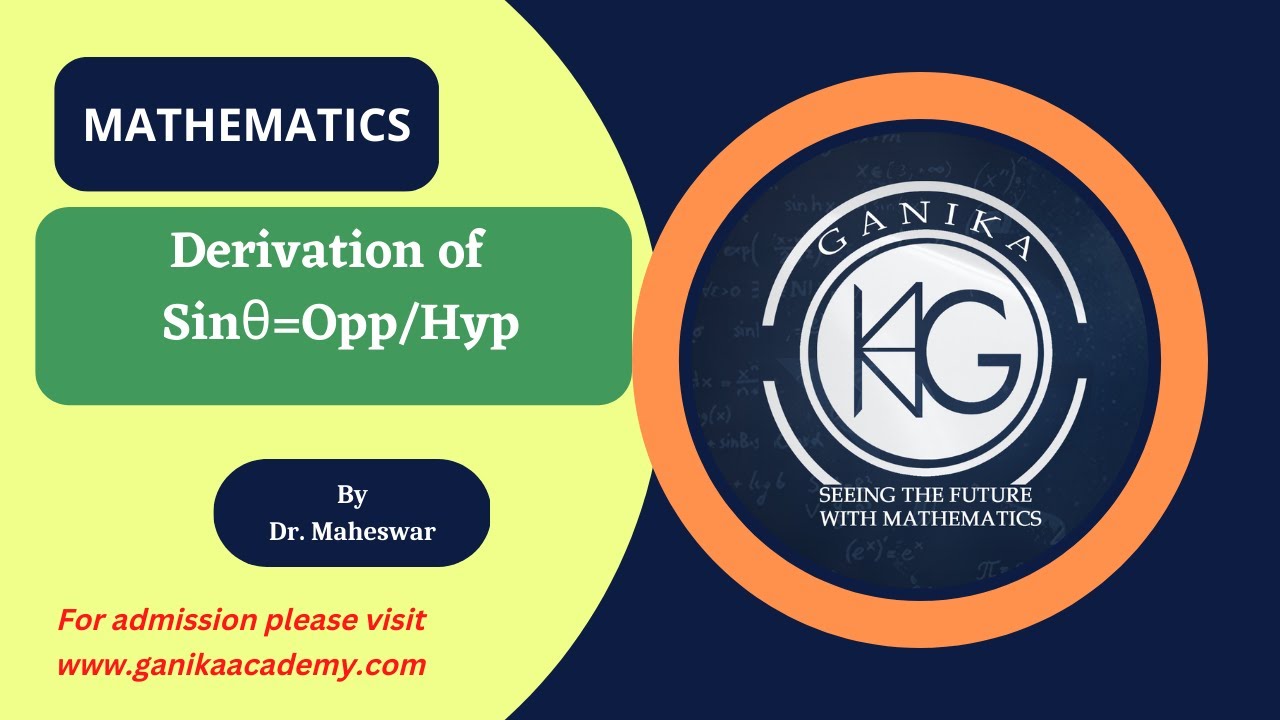 Sinθ= opp/hyp ..Derivation - YouTube