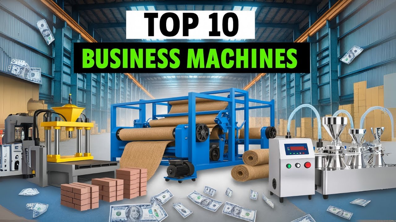 Top 10 Small Business Machines 2025 Profitable Manufacturing Ideas for ...