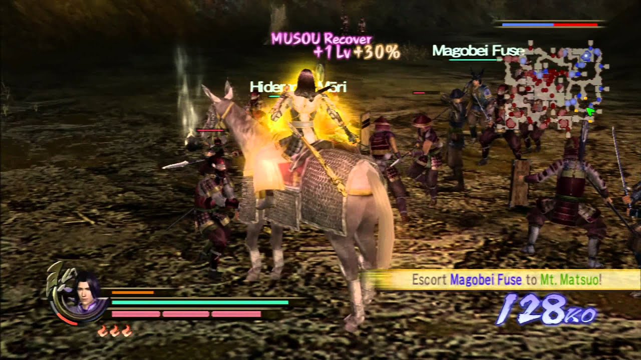 Mitsuhide Samurai Warriors 2 XL Expert Mode - YouTube