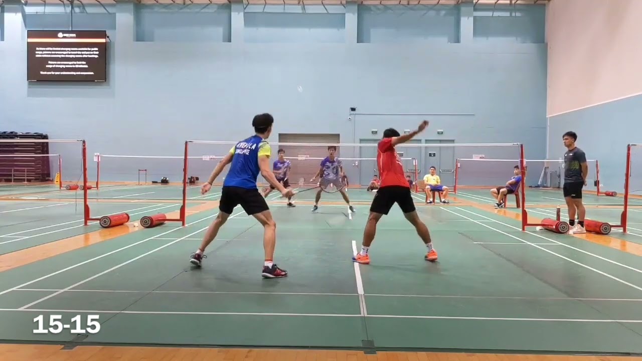 Kubo Junsuke & Wesley Koh VS Andy Kwek & Danny Chrisnanta | Singapore National Internal Ranking ...