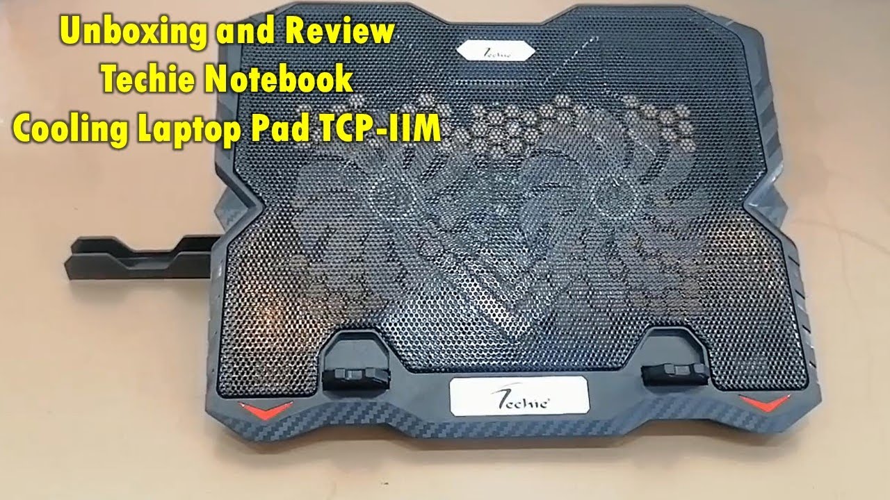 Unboxing and Review Techie Notebook Cooling Laptop Pad TCP IIM - YouTube