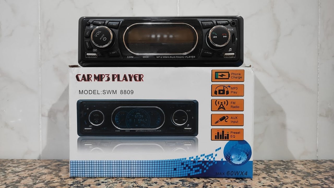 Review: Docooler SWM 8809 Autoradio Bluetooth 60Wx4 MP3 USB Tarjeta ...