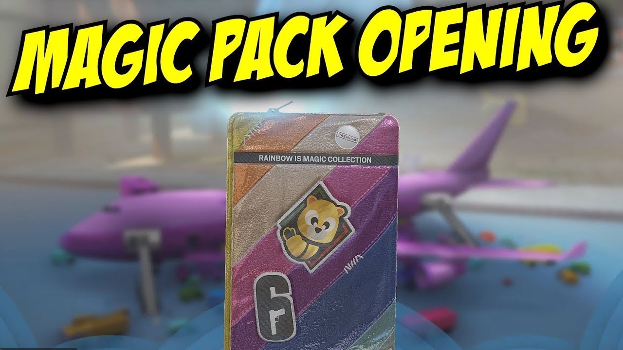 Rainbow Six Siege Magic Pack Opening and new skin - YouTube