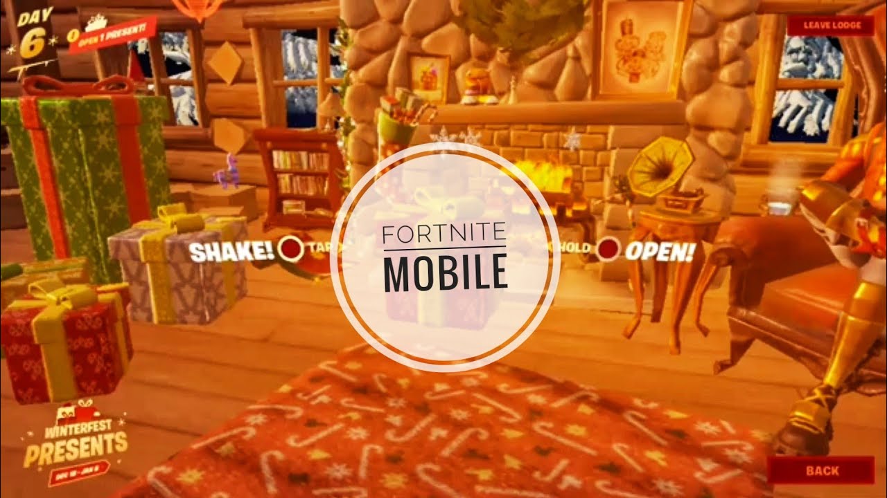 فتح الهدية فورتنايت على الهاتف🎁| 🎄Open a fortnight gift on the phone ...