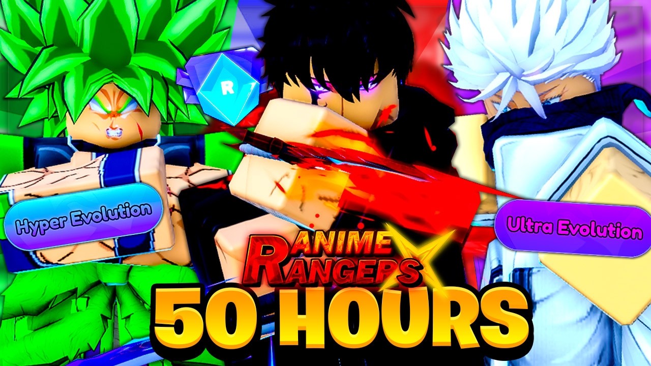 I Spent 50+ HOURS Evolving The *BEST* Units In Anime Rangers X! - YouTube