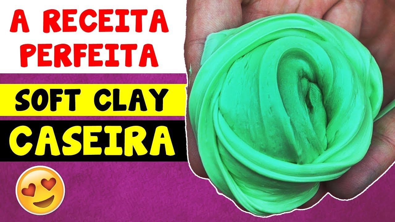 Como fazer SOFT CLAY CASEIRA para Slime | TIO LUCAS - YouTube