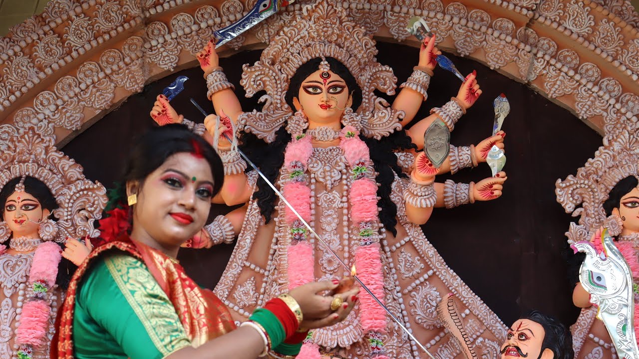 MAGO TUI ASBI BOLE//Durga pujor dance video//Durgapuja dance covered by ...