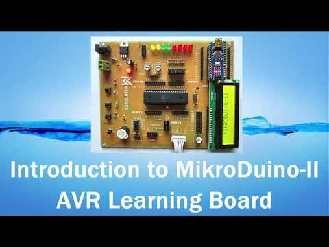 Introduction to MikroDuino II AVR ATMega32 Arduino Board - YouTube