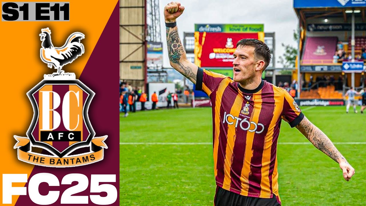 SIR ANDREW ELLIS COOK IS INCREDIBLE - FC25 Bradford City Career Mode ...