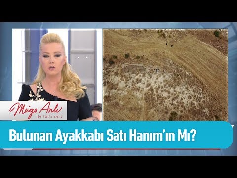 Bulunan ayakkabı Satı Hanım'ın mı? - Müge Anlı ile Tatlı Sert 2 Ekim 2019