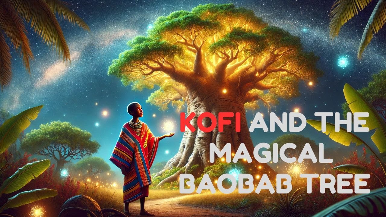 Bedtime African Folktale: Kofi and the Magical Baobab Tree - YouTube