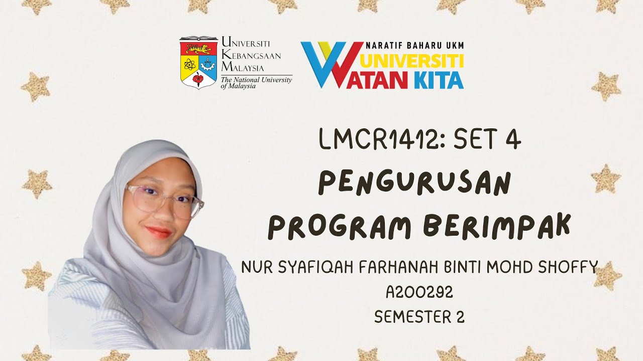 VIDEO REFLEKSI LMCR1412 PENGURUSAN PROGRAM BERIMPAK (SET 4) - YouTube