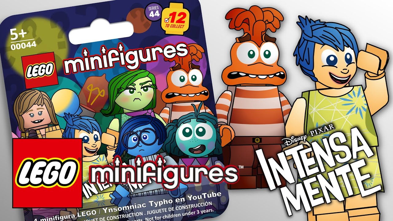 LEGO Intensamente Colección Completa || Minifiguras Custom || Ynsomniac ...