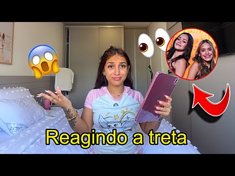 REAGINDO A MINHA BRIGA COM A MILENA E MANU MAIA 👀😱 * me arrependi?*