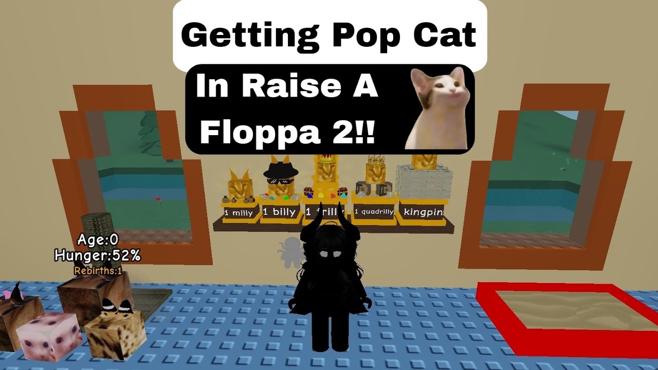 Getting Pop Cat In Raise A Floppa 2 | Roblox - YouTube