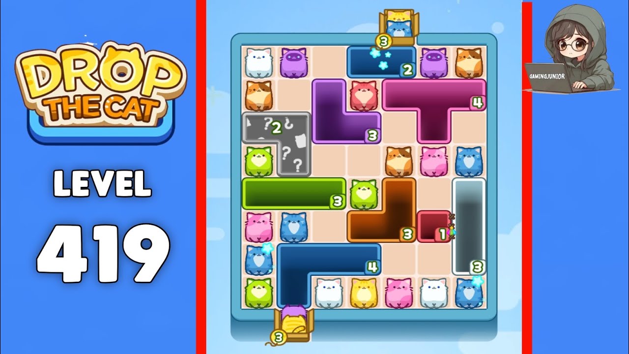 Drop The Cat level 419 solution - YouTube
