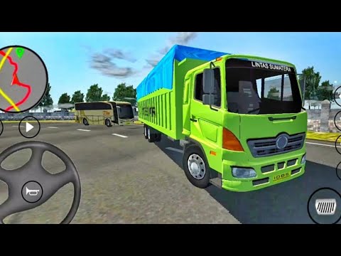 IDBS Indonesia Truck Simulator | Trailer Truck Trip to Banyuwangi 2021 - Android GamePlay