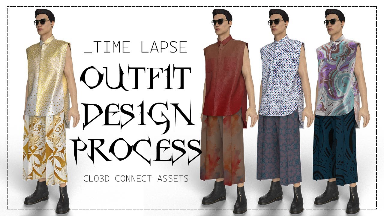TIME LAPSE Outfit design process ♥ - YouTube