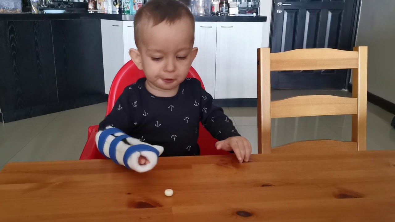 With arm cast - YouTube