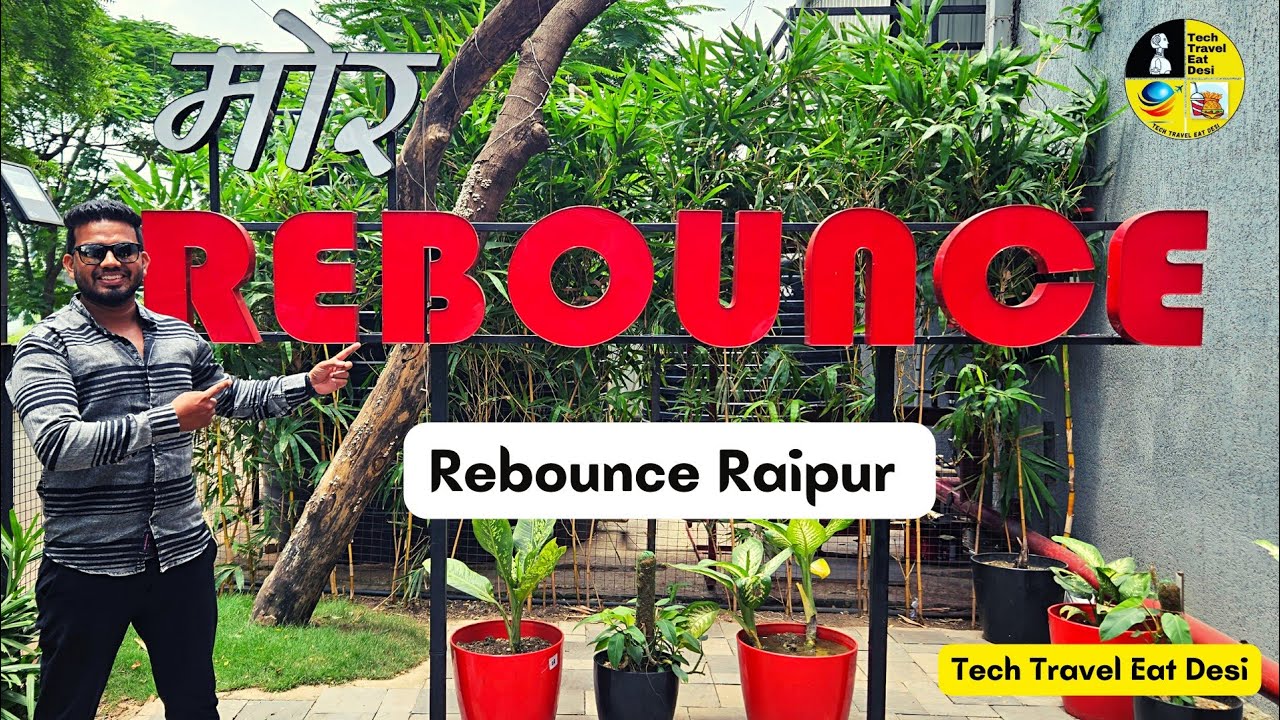 Rebounce Raipur | rebounce raipur chhatisgarh | fun activities at rebounce Raipur cg - YouTube
