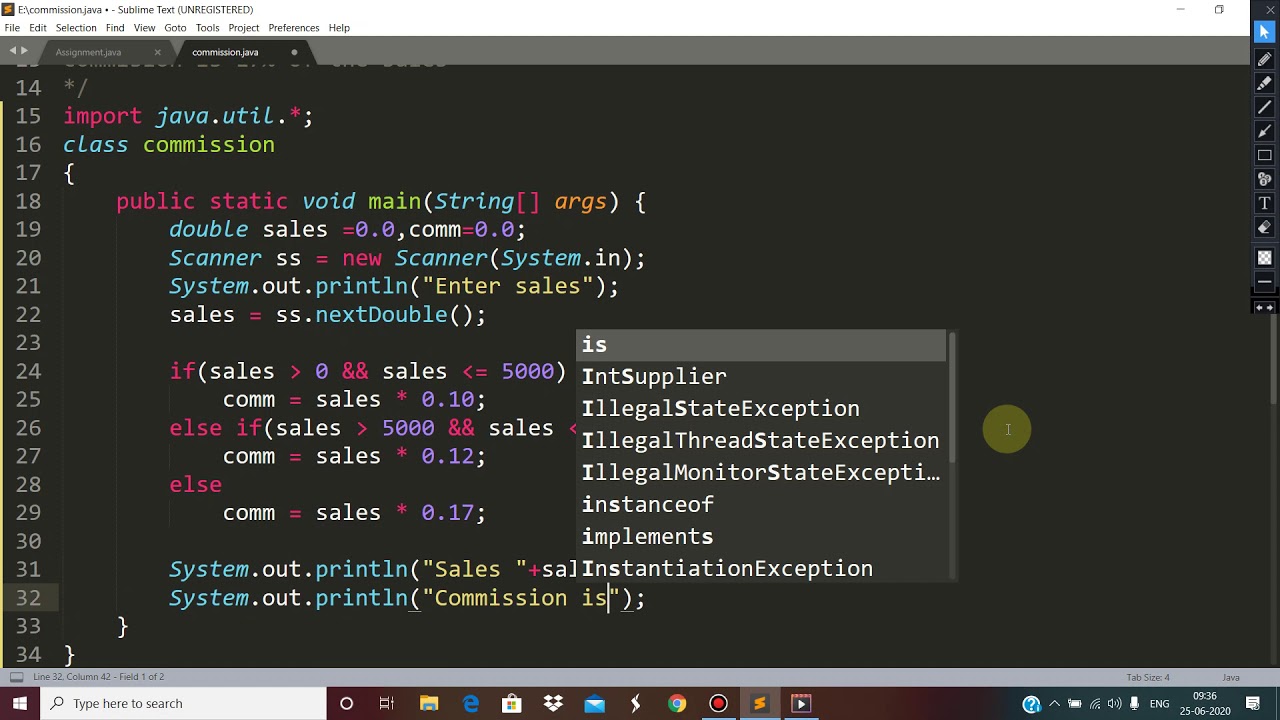 Salesman Commission - YouTube