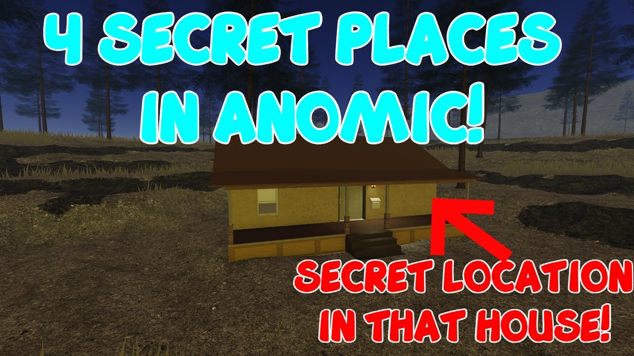 4 SECRET PLACES IN ANOMIC! - YouTube
