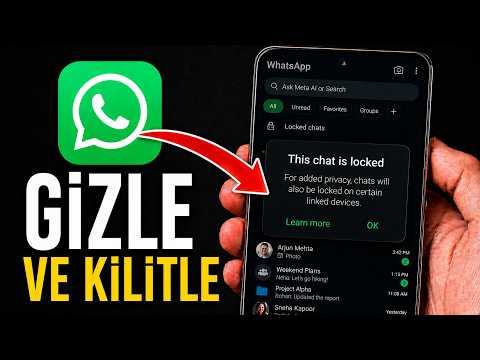 WhatsApp Sohbetleri Nasıl GİZLENİR VE KİLİTLENİR | Gizli Kod ile WhatsApp Sohbetini Kilitleme