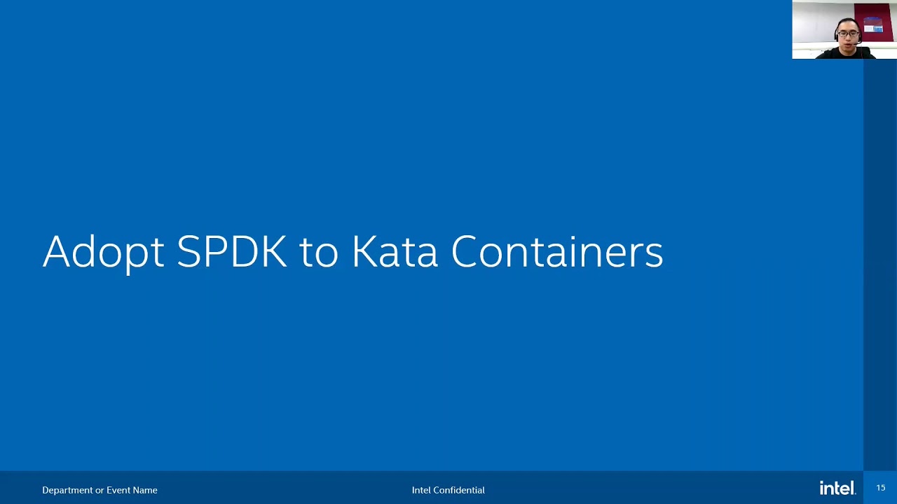 Building high efficient storage infrastructure for secure container on ...